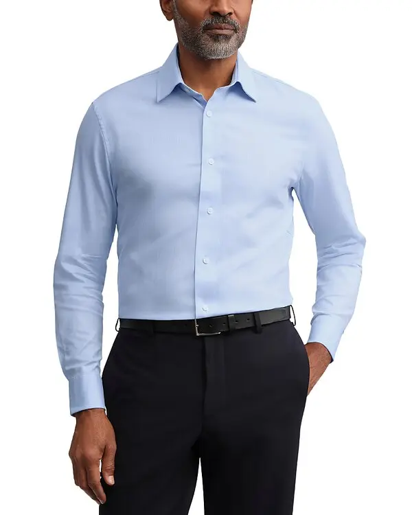 Bloomingdale'S Slim Fit Stretch Dress Shirt Exclusive - Sky Blue