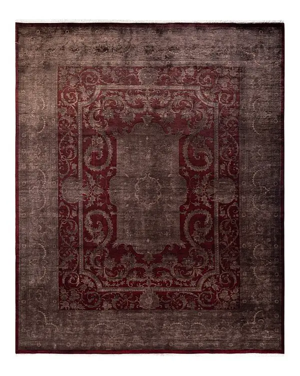 Bloomingdale'S Fine Vibrance M1226 Area Rug, 8'1 X 10 - Red