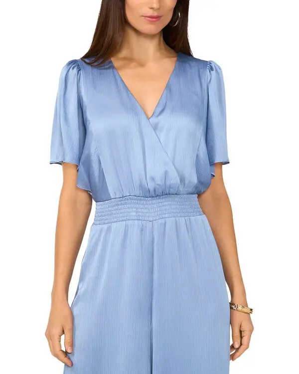 Vince Camuto Surplice Neck Jumpsuit