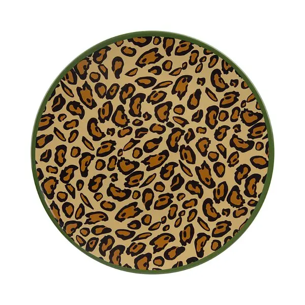 LULU POWERS Appetizer Plate - Cheetah