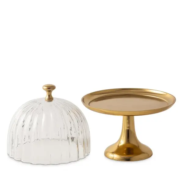 LULU POWERS Fluted Coupe Cake Stand