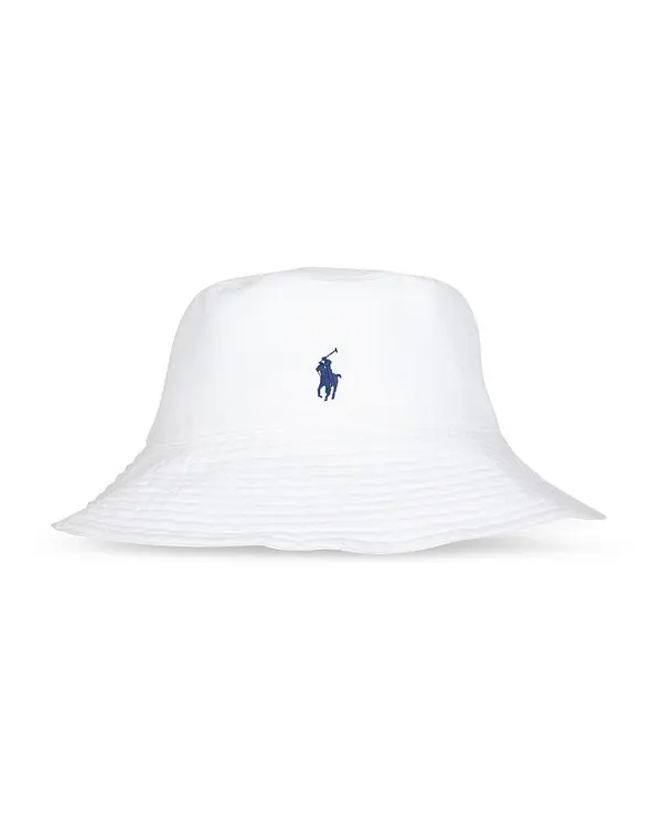 Polo Ralph Lauren Linen Sunhat - Deckwash White