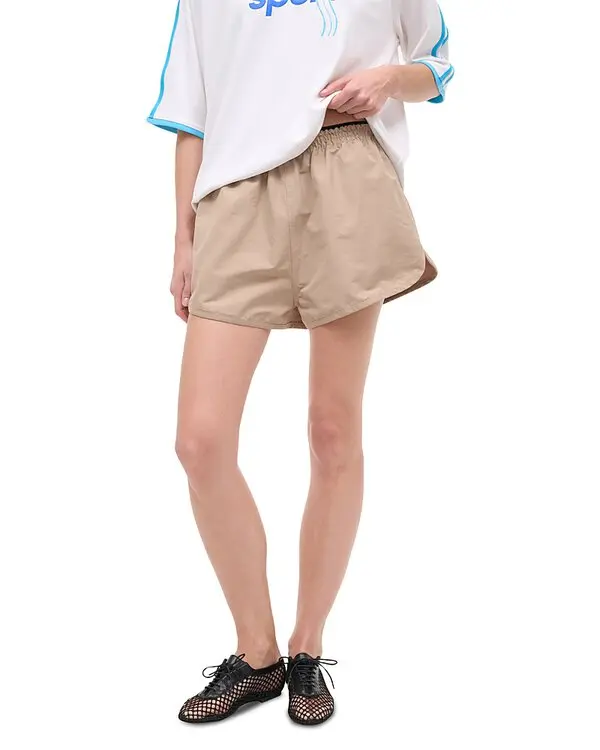 Staud Anchor Shorts - Desert