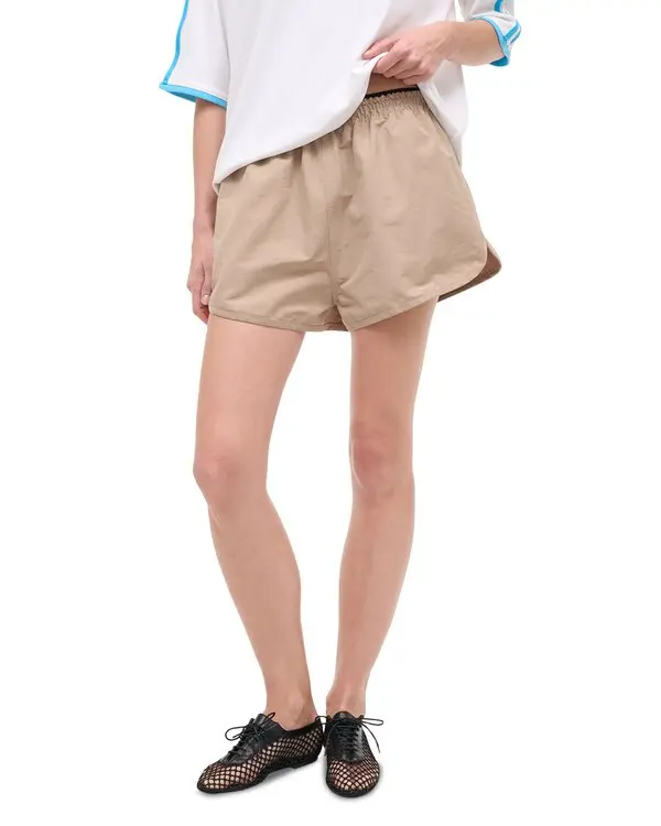 Staud Anchor Shorts - Desert