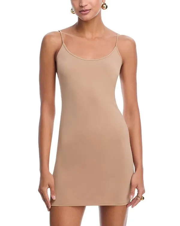 L'Agence Slip Dress - Dark Cappuccino