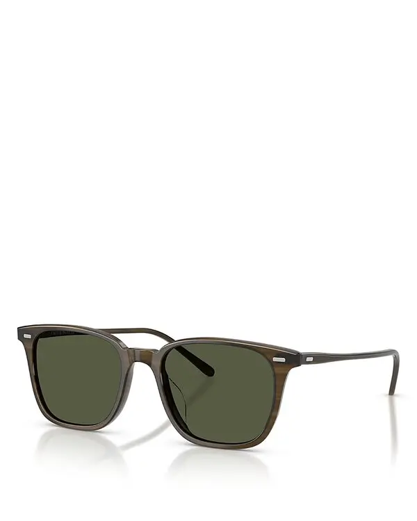 Oliver Spencer Laedin Square Sunglasses - Black