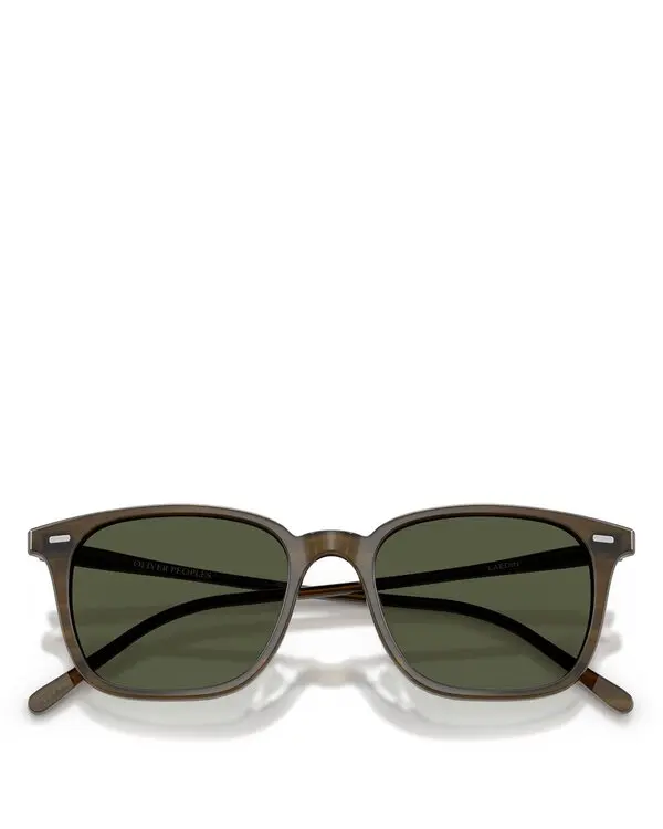 Oliver Spencer Laedin Square Sunglasses - Black