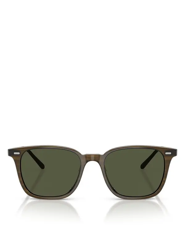 Oliver Spencer Laedin Square Sunglasses - Black
