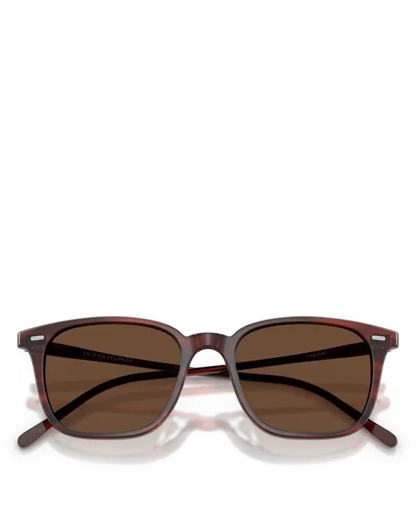 Oliver Spencer Laedin Square Sunglasses - Tortoise