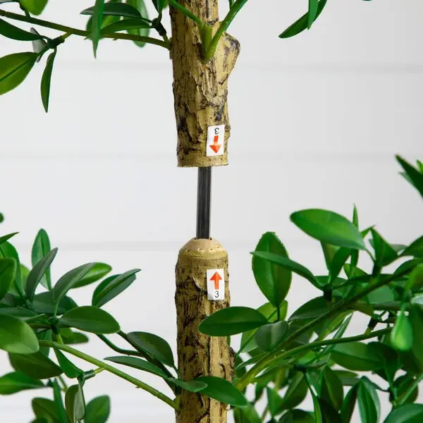 NEARLY NATURAL 5' Artificial Shady Lady Black Olive Tree