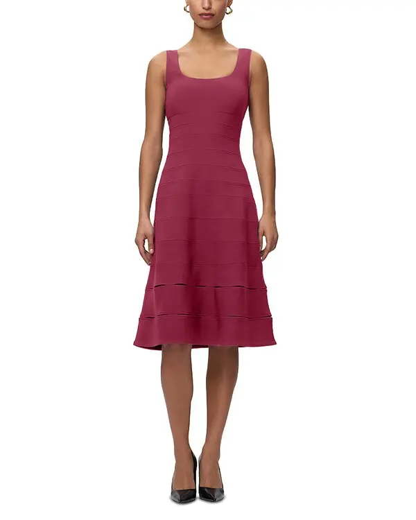 Herve Leger Zinnia Bandage Dress - Camellia