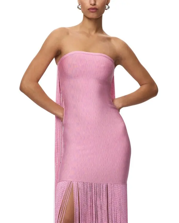 herve leger pink dress I Tried Wearing an Herv Lger Bandage length style cut from house Herv Lger Herv Lger Sara