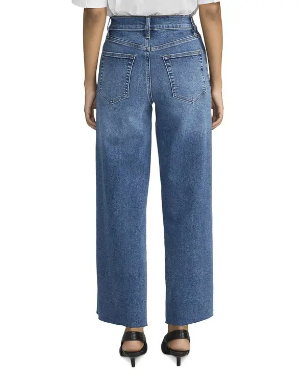 FRAME Le Pixie Slim Palazzo High-rise Jeans - Canals Raw