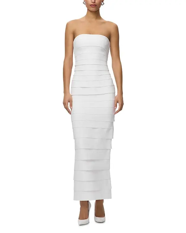 Herve Leger Elaina Bandage Gown - Alabaster