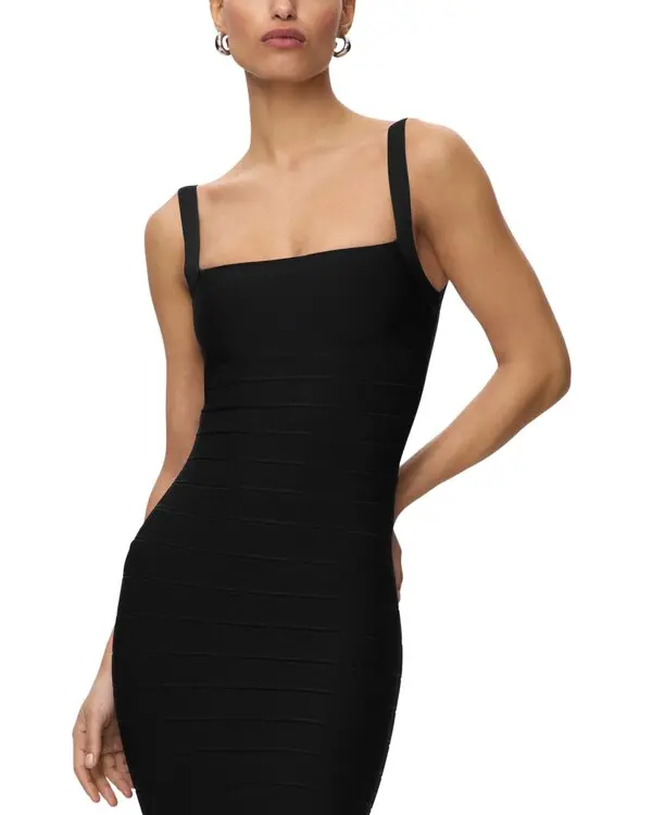 Herve Leger Neri Bandage Midi Dress - Black