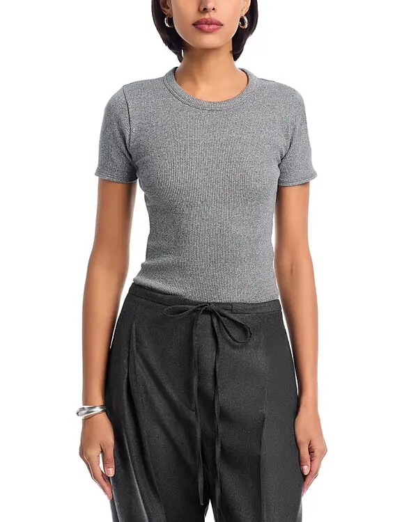 Rag & Bone The Essential Rib Crewneck Tee