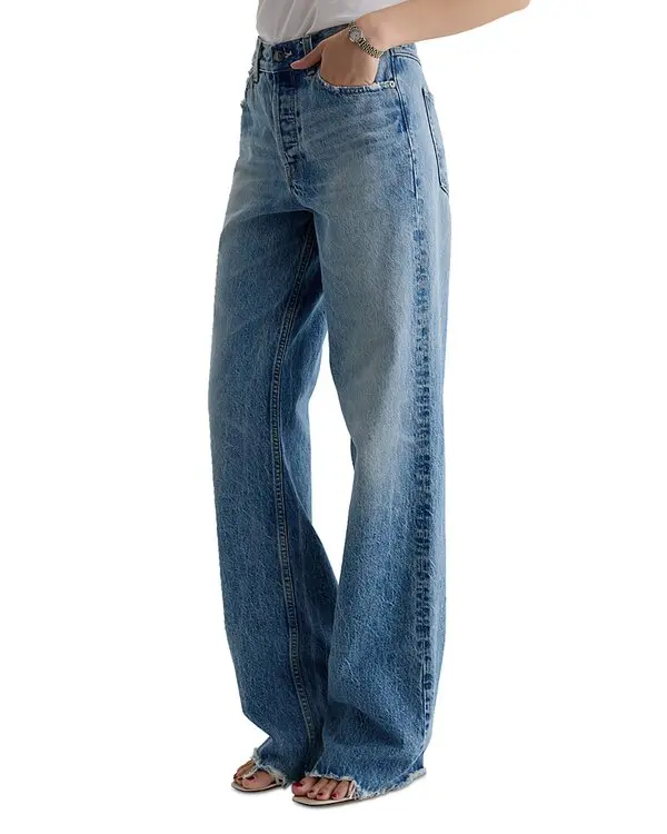 Ag Billie Relaxed High Rise Straight Jeans
