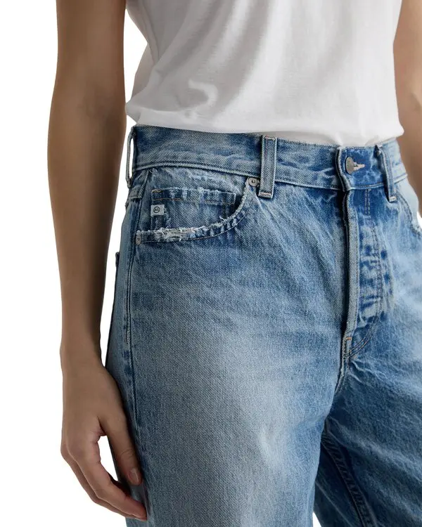 Ag Billie Relaxed High Rise Straight Jeans