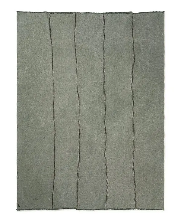 LORENA CANALS Stonewashed Canvas Washable Stonewashed Rug Duck 5'4x6'8 Area Rug - Green