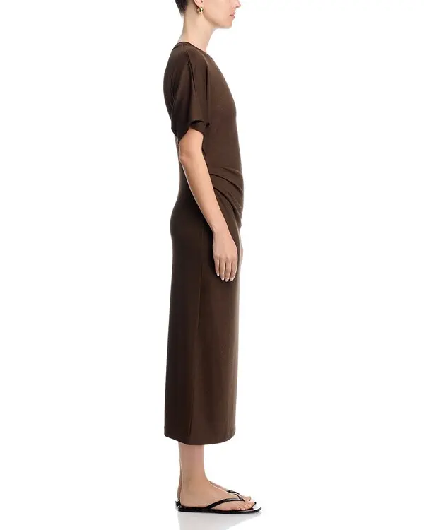 Vince Ruched Midi Dress - Willow