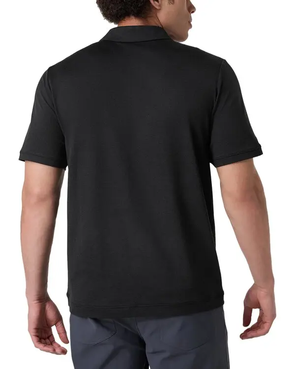 Vuori Ponte Perf Polo Shirt - Black Heather