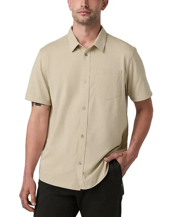 Vuori Knit Oxford Pocket Shirt - Trench