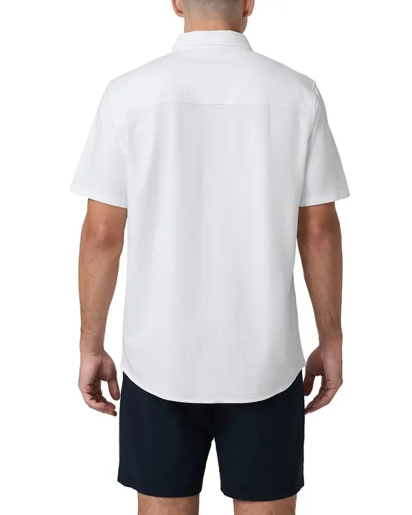 Vuori Knit Oxford Pocket Shirt - White