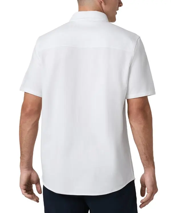 Vuori Knit Oxford Pocket Shirt - White