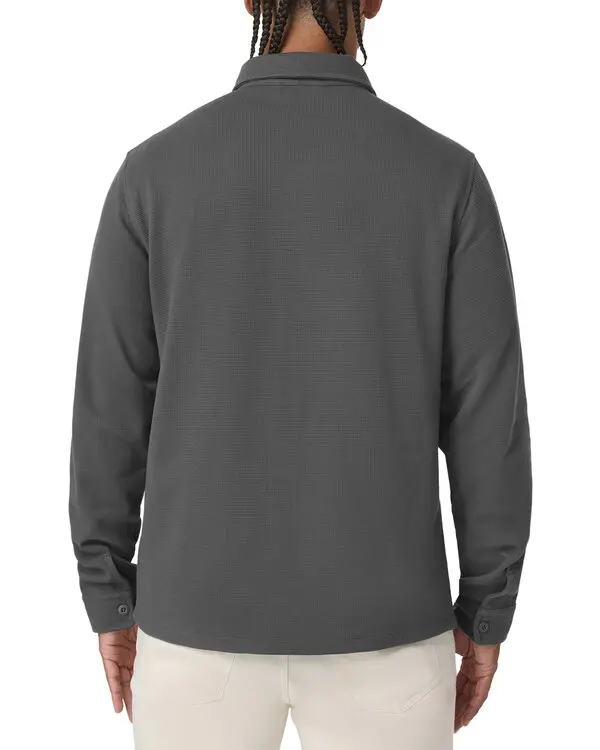 Vuori Waffle Shirt Jacket - Dark Pewter