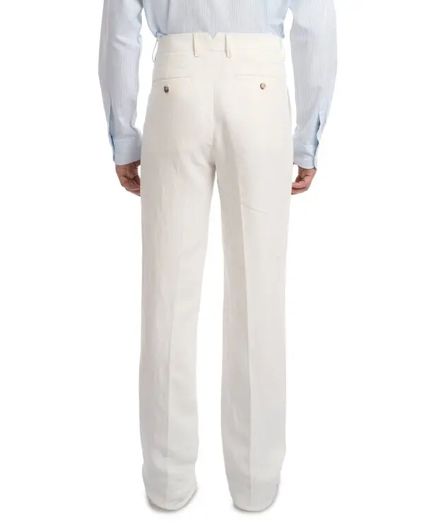 AMI Paris Straight Trousers - Blanc Creme