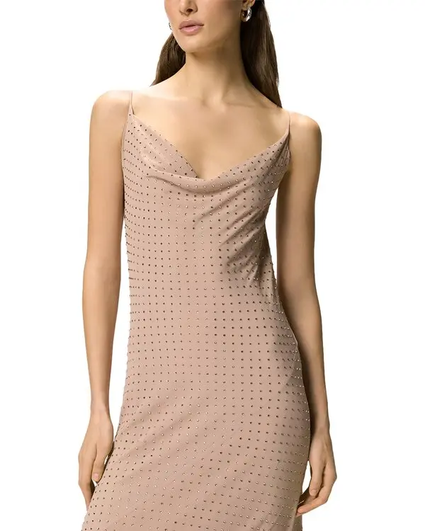 Pinko Farro Georgette Slip Dress