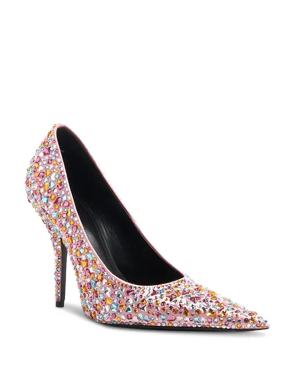 Balenciaga Embellished Pointed Pumps