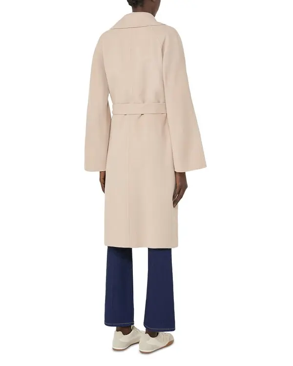 Max Mara Civada Midi Robe Coat - Sand