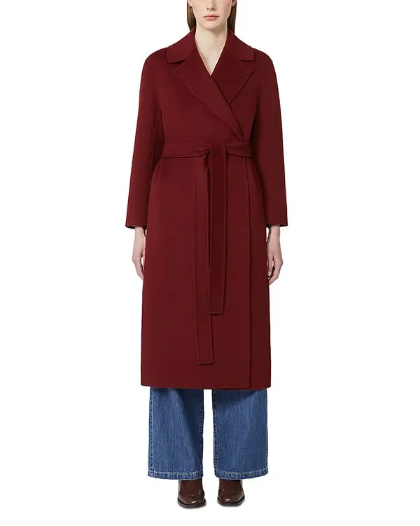Max Mara Luna Wool Coat - Raspberry