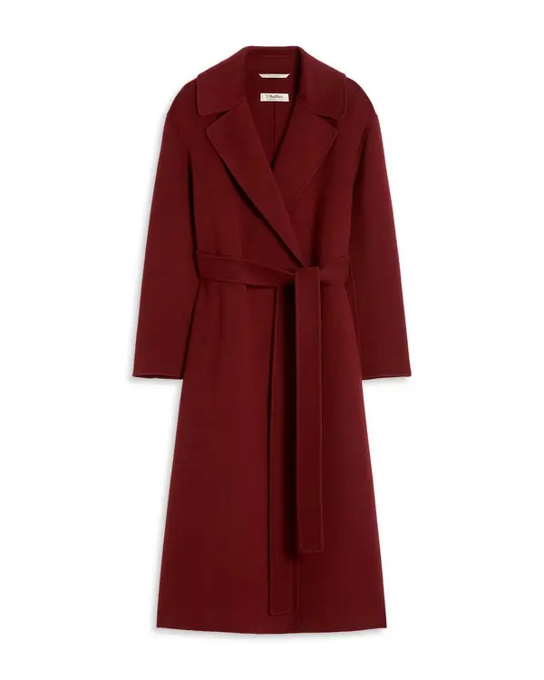 Max Mara Luna Wool Coat - Raspberry