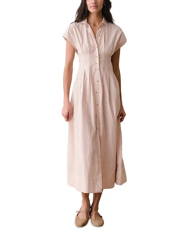 Marine Layer Nova Midi Shirt Dress
