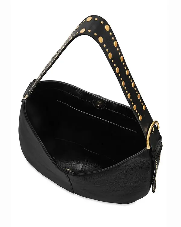 Rebecca Minkoff Naomie Leather Hobo Bag - Black