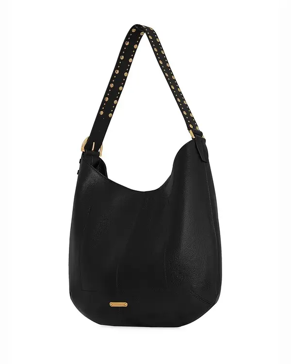 Rebecca Minkoff Naomie Leather Hobo Bag - Black