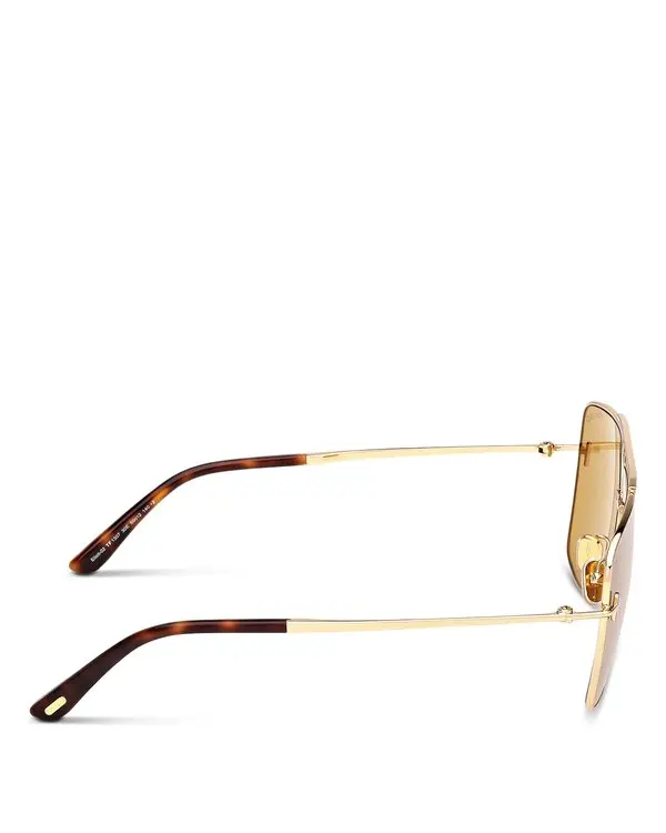 TOM FORD Navigator Sunglasses 59mm - Gold/brown