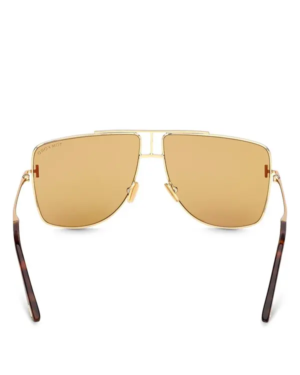 TOM FORD Navigator Sunglasses 59mm - Gold/brown