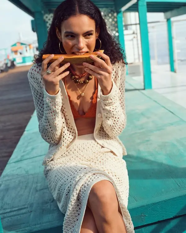 Zadig&Voltaire Voltyz Crochet Cardigan - Ecru
