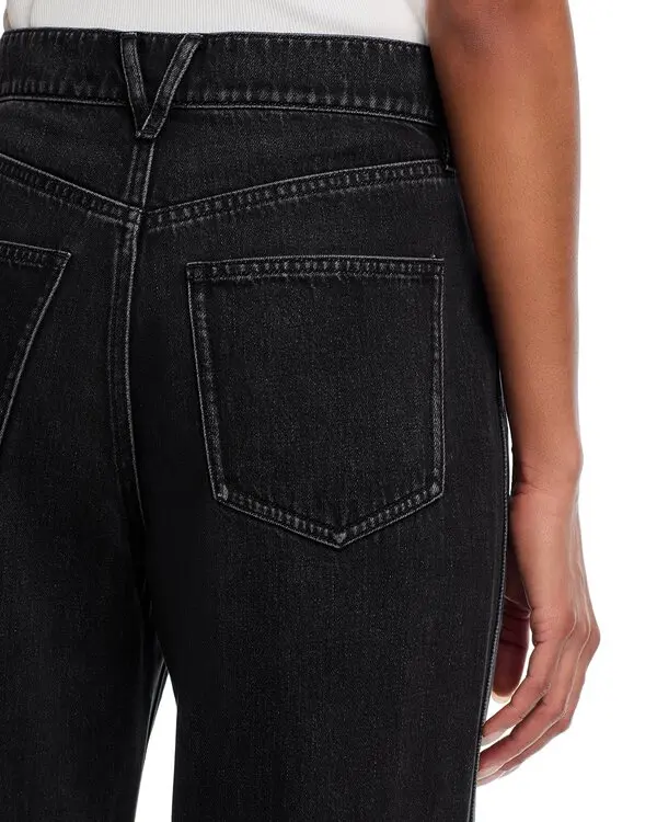 Veronica Beard Kasey Mid Rise Wide Leg Jeans - Washed Ony