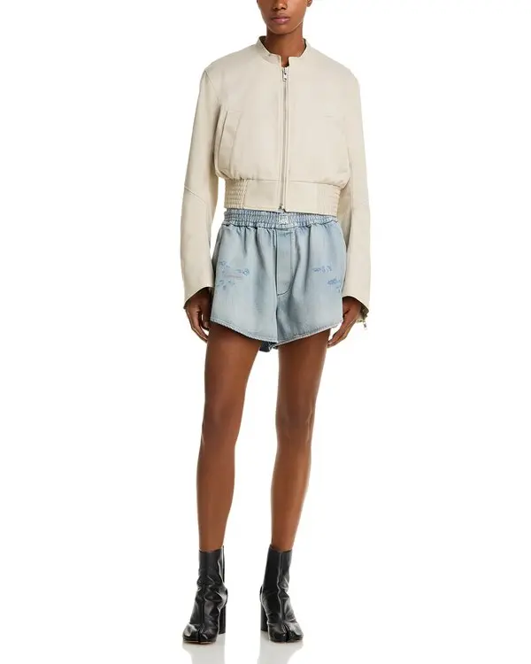 MAISON MARGIELA Distressed Denim Shorts - Light/blue