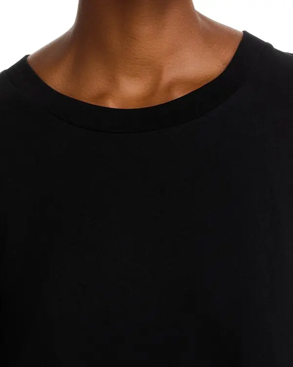 MAISON MARGIELA Cotton Asymmetrical Dress - Black