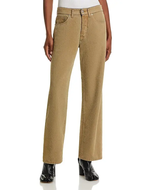 MAISON MARGIELA Coated Straight Leg Pants