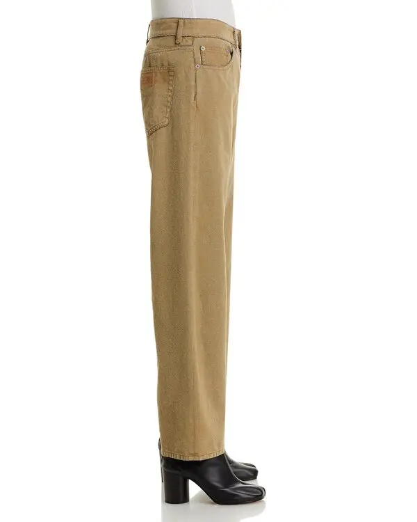 MAISON MARGIELA Coated Straight Leg Pants