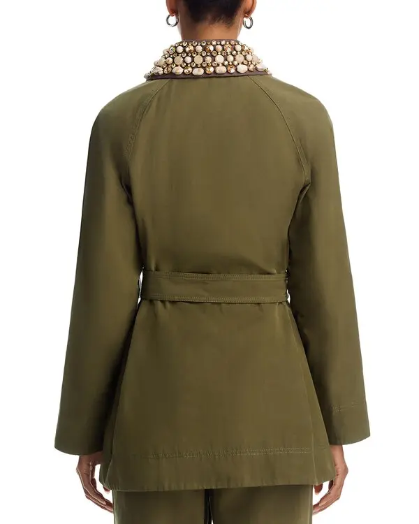 Veronica Beard Langham Dickey Coat - Army
