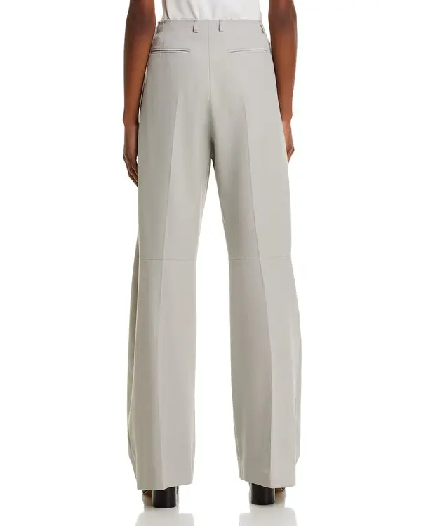 MAISON MARGIELA Pleated Straight Leg Pants