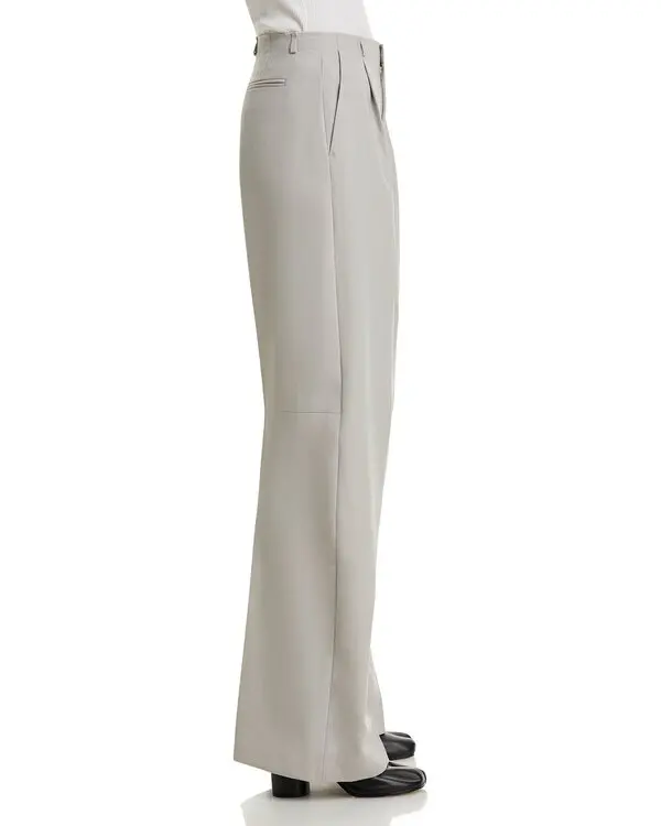 MAISON MARGIELA Pleated Straight Leg Pants