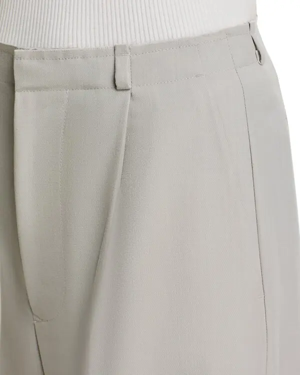 MAISON MARGIELA Pleated Straight Leg Pants